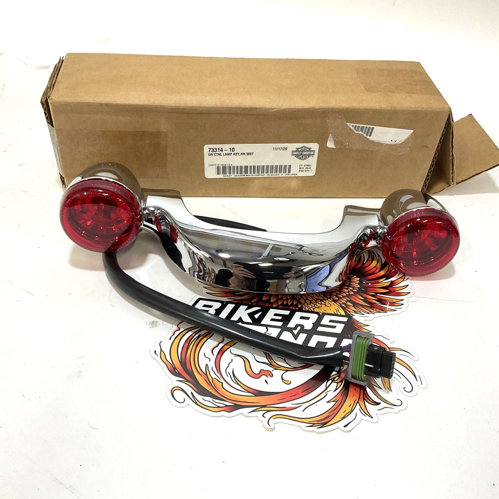 Genuine Harley Davidson 2010-2023 Touring Turn Signal Assembly Chrome