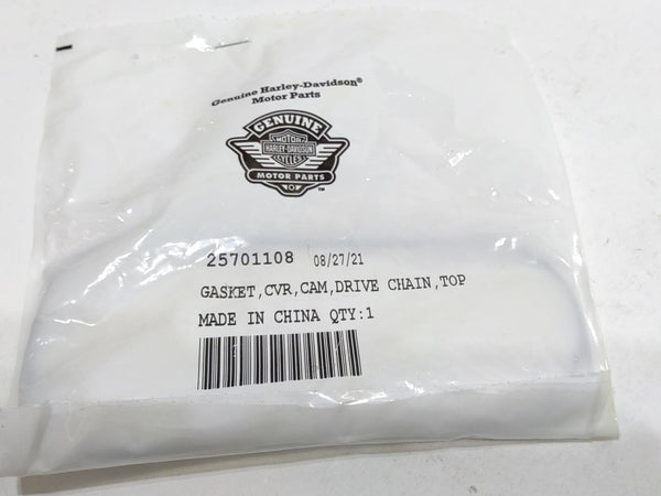 NEW Genuine Harley Cam Drive Chain Cover Gasket Pan America Sportster ...